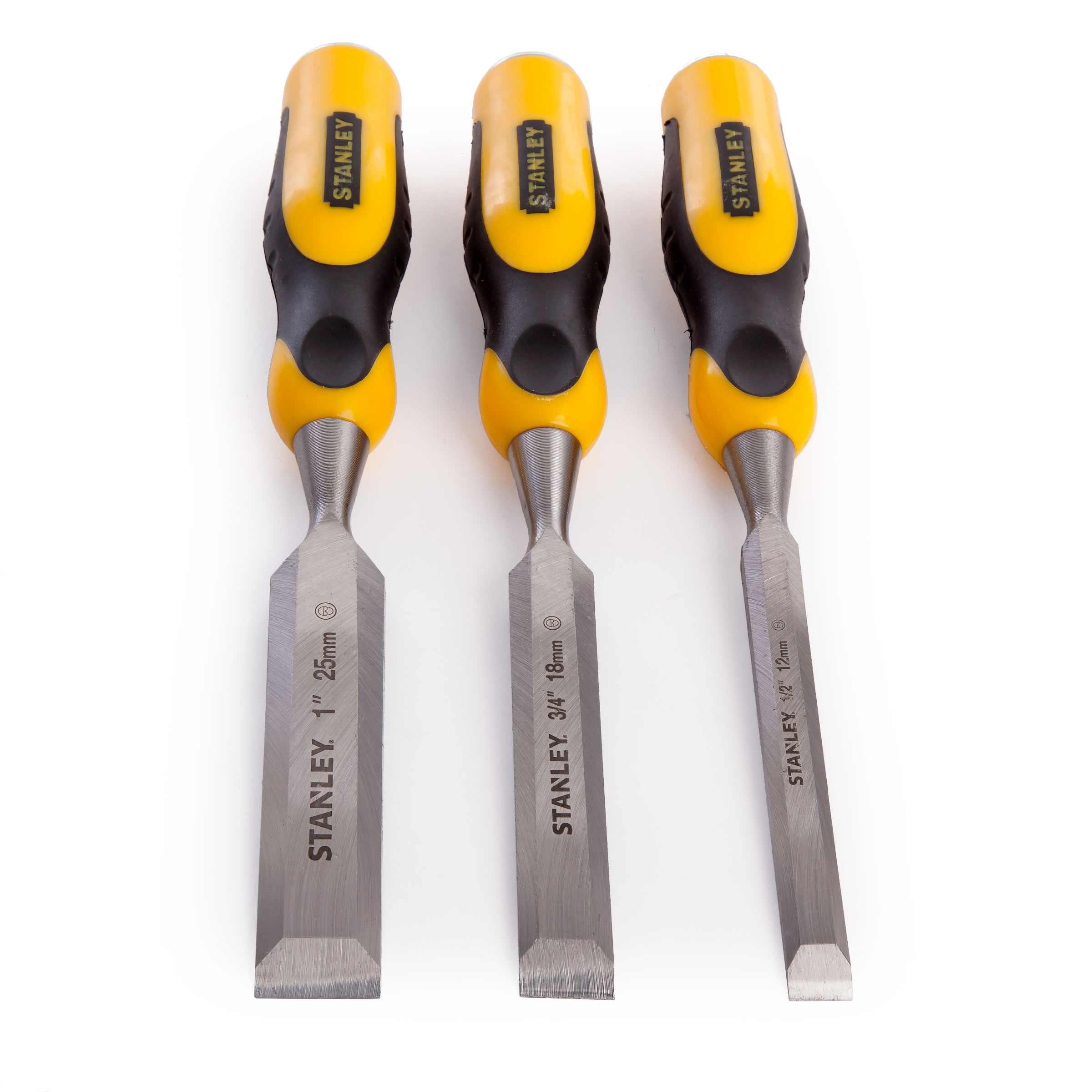 Stanley Dynagrip Wood Chisel Set 3 Piece
